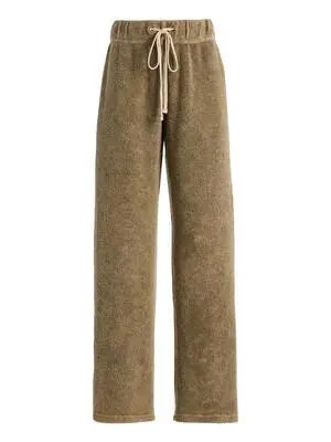LES TIEN Eazy Cotton Fleece Pants - Green