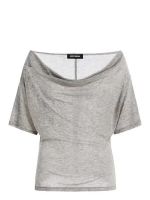 EB DENIM Madeo Cowl Neck T-shirt - Grey