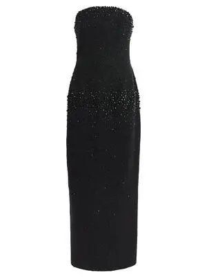 CLIO PEPPIATT Embellished Tina Maxi Dress - Black
