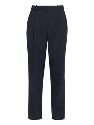 Simkhai Bramble Straight Tailored Trousers - Navy