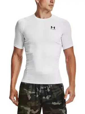 Under Armour Heatgear® Compression Short-sleeve T-shirt - White