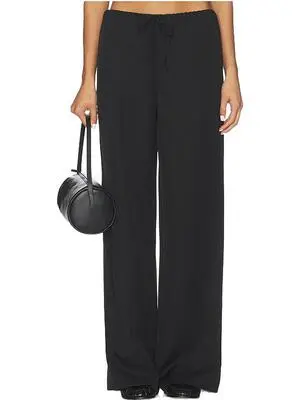 ALL THE WAYS Louisa Drawstring Pant - Black