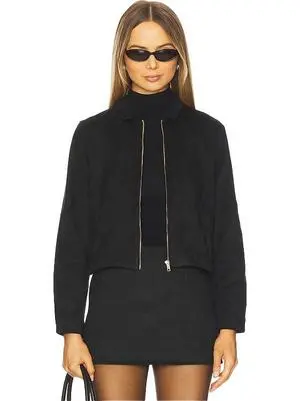 SNDYS Jacqui Faux Suede Jacket - Black
