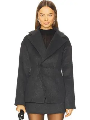 SNDYS Jovie Cinched Blazer - Charcoal