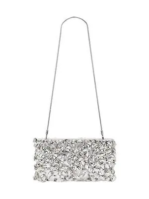 Simkhai Reese Beaded Clutch - Silver