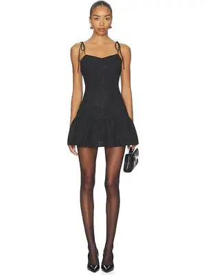 MORE TO COME Niccola Mini Dress - Black