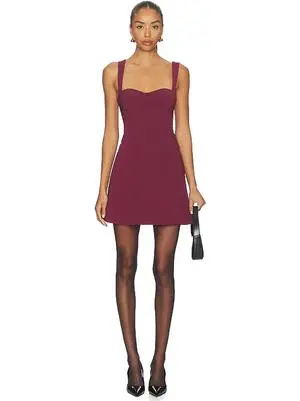 LOVERS AND FRIENDS Kira Mini Dress - Oxblood