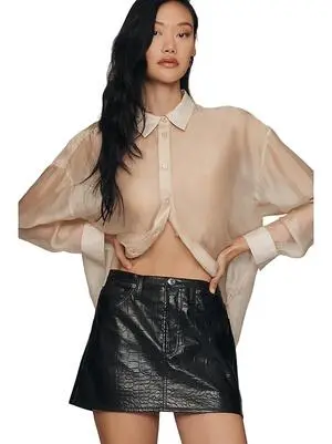 AGOLDE Keira Mini Skirt
