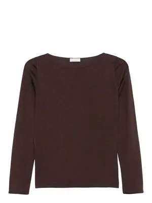 Brunello Cucinelli Cashmere Boat-neck Sweater - Brown