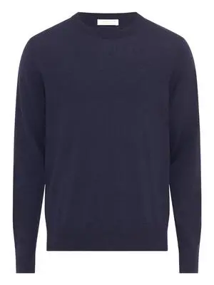 Gabriela Hearst Palco Merino Wool Knit Crewneck Sweater - Electric Navy