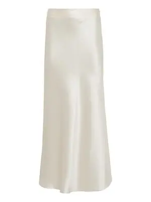 Gabriela Hearst Frei Maxi Silk Satin Skirt - Ivory