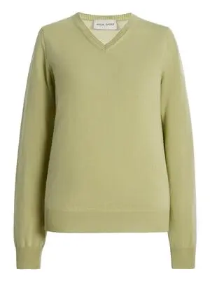 HIGH SPORT Billie Wool Sweater - Green