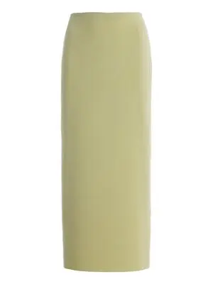 HIGH SPORT Cassidy Wool Maxi Skirt - Green