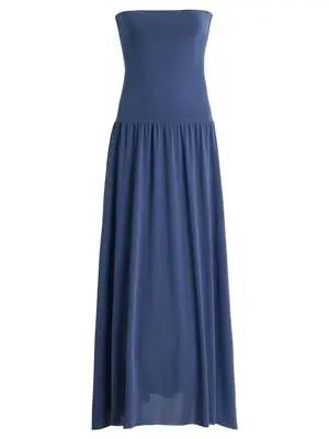 ERES Oda Strapless Maxi Dress - Blue