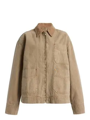 SLVRLAKE Casey Square Worker Jacket - Brown