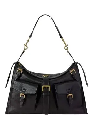 Mulberry Roxanne Buckle-Detail Shoulder Bag Black