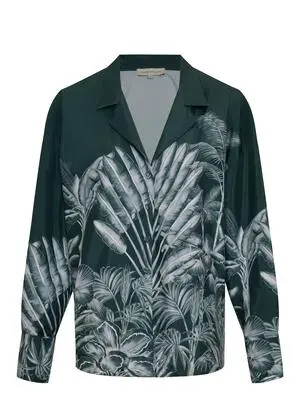 ANDRES OTALORA Oasis Printed Crepe De Chine Blouse - Print