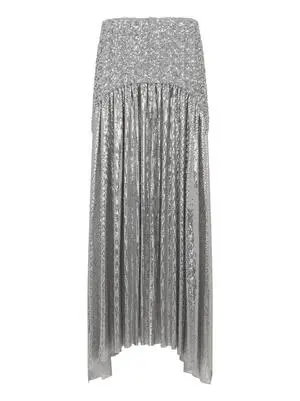 Rabanne Maxi Skirt - Silver
