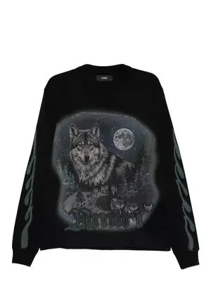 Amiri Crystal-embellished T-shirt - Black