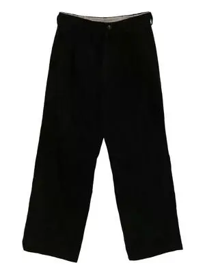 ZIGGY CHEN Textured Trousers - Black