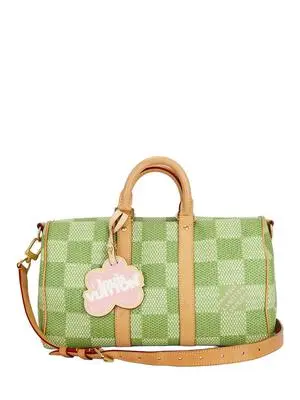 LOUIS VUITTON Damier Golf Keepall Bandouliere 35 Handbag - Green