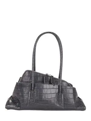Attico La Passeggiata Top Handle Bag - Dark Grey
