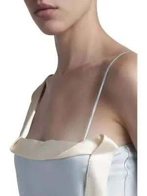 TOM FORD Ribbon Silk Cami Top - Azure