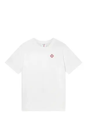 Casablanca Diamond Logo Short Sleeve T-shirt - White