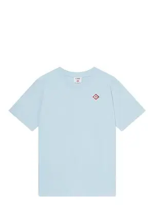 Casablanca Diamond Logo Short Sleeve T-shirt - Light Blue