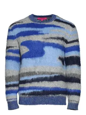 THE ELDER STATESMAN The Elder Statesman Jacquard Crew Sweater Multi