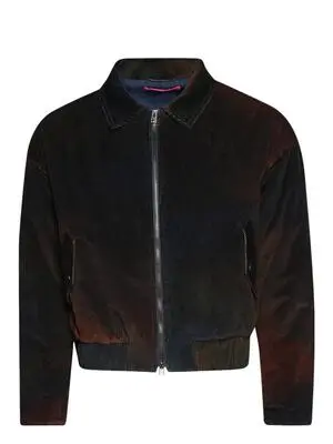 THE ELDER STATESMAN Ombre Cord Boxy Jacket