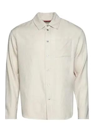 THE ELDER STATESMAN Pashimina Pocket Shirt Moth - Beige