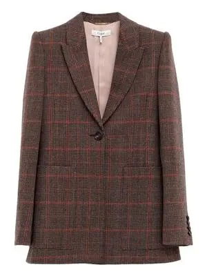CHLOÃ© Tailored Single-breasted Jacket - Brown