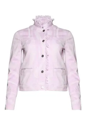 Emilio Pucci Marmo Print Denim Jacket - Pink
