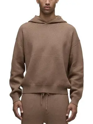 Hudson Jeans Double Knit Hoodie - Taupe