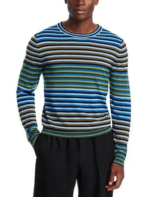 Paul Smith Merino Wool Crewneck Sweater - Cobalt Blue