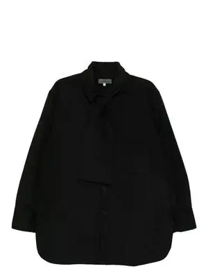 Yohji Yamamoto Broad Stole Padded Jacket - Black