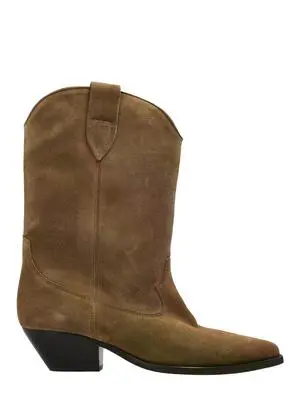 Isabel Marant Duerto Western Boots - Green