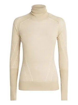JOSEPH Metallic Lurex Leblanc Sweater - Yellow
