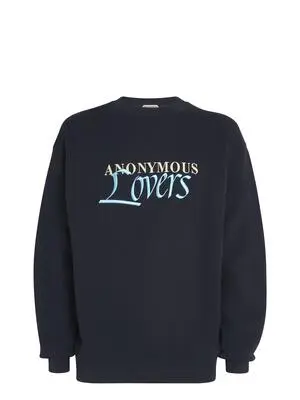 JW Anderson X Dean Sameshima Anonymous Lovers Sweatshirt - Black
