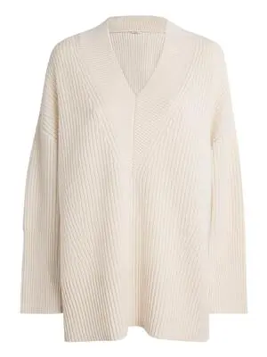 JOSEPH Cashmere Ribbed Noel Sweater