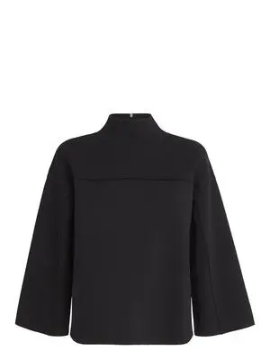 JOSEPH Larrey Milano Knit Compact Sweater - Black