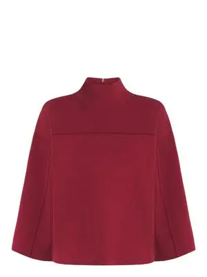 JOSEPH Larrey Milano Knit Compact Sweater - Red