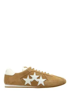 Amiri Star Appliqué Sneakers - Brown