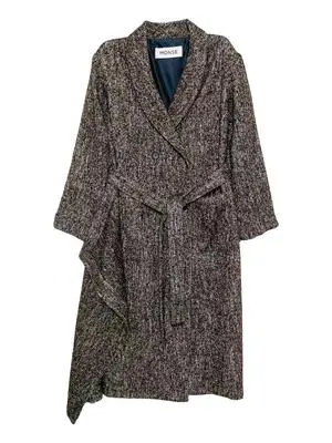 Monse Shawl-lapel Double-breasted Coat - Brown
