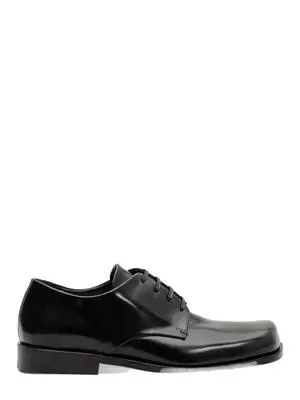 Ami Square-shape Derby Shoes - Black