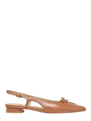 DOLCEVITA Owana Slingback Flats - Saddle Leather