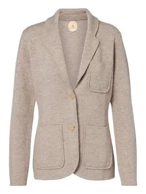 Jardin Des Orangers Wool And Cashmere Blazer - Beige
