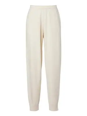 Jardin Des Orangers Wool And Cashmere Sweatpants - White