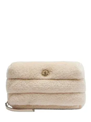Moncler Caradoc Teddy Toiletry Bag - White